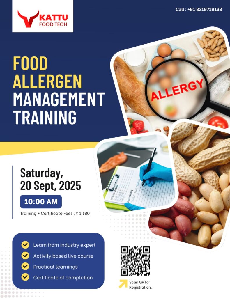 Food Allergen Management Online Training Program